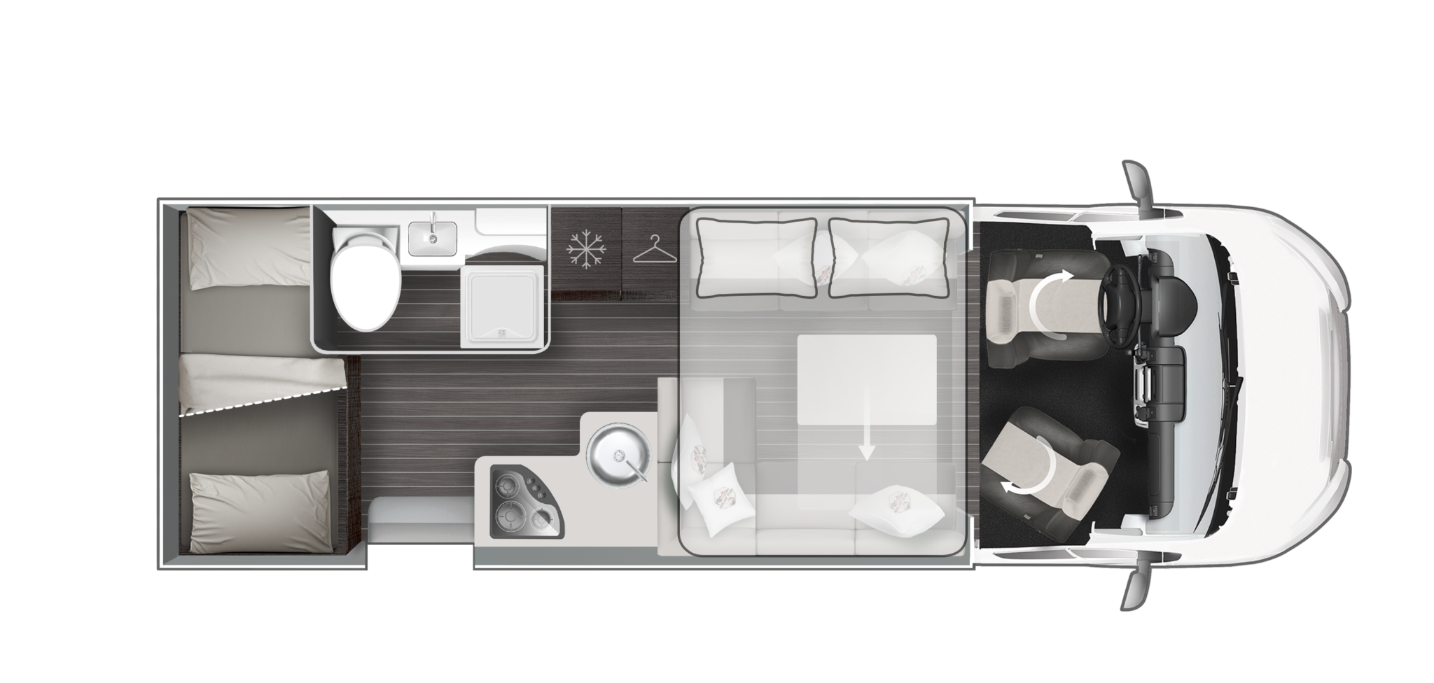 Teilintegrierte Camper - Saison 2025 | Roller-Team